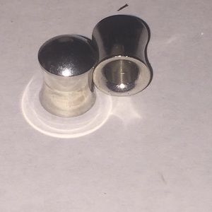 Jewelry | Silver Tone Plugs | Poshmark
